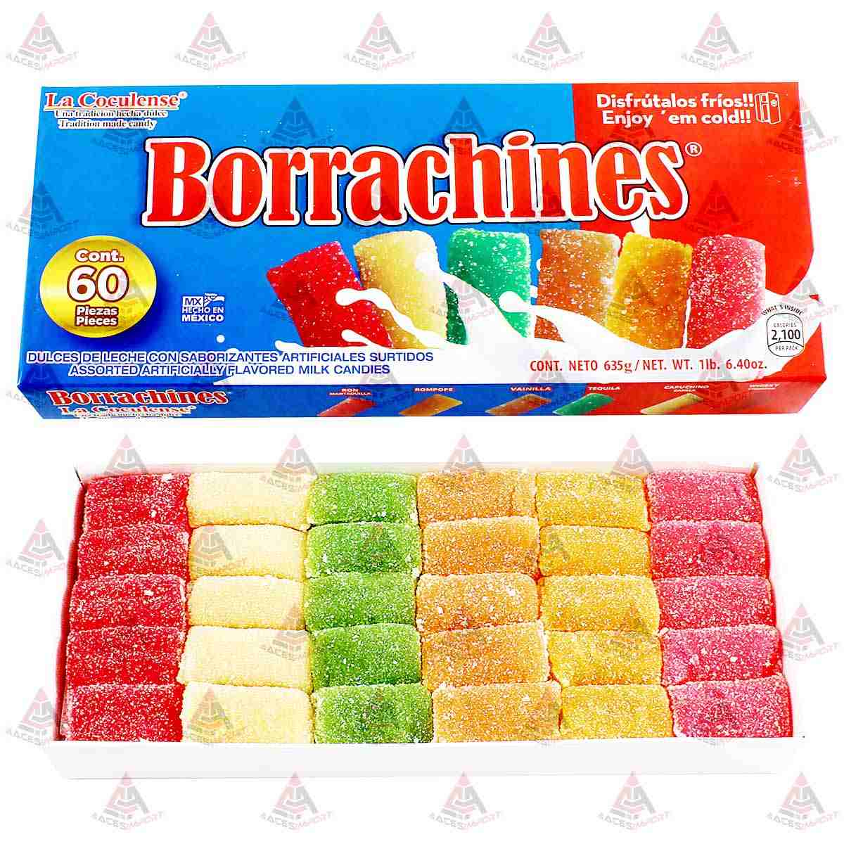 Borrachines Surtidos 60pc – 4 Aces Import