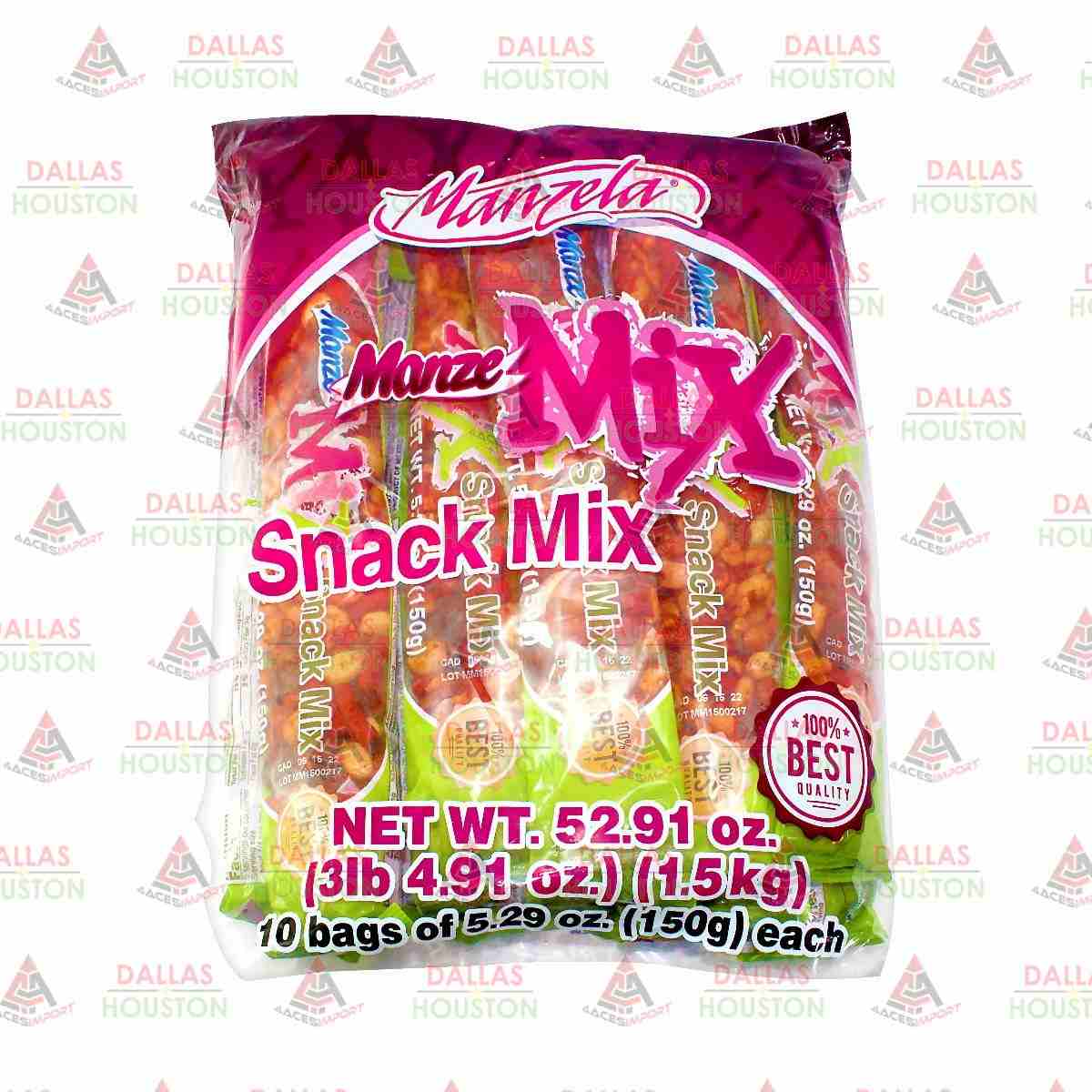 Manzela Snack Mix 10pk 150gm – 4 Aces Import