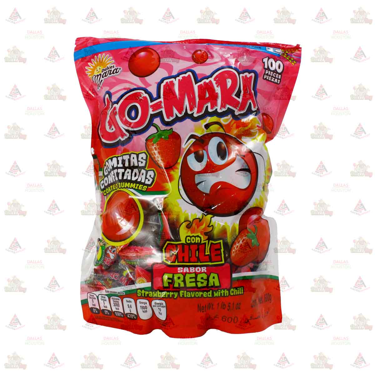 Go-Mara Fuego Strawberry 100pc – 4 Aces Import