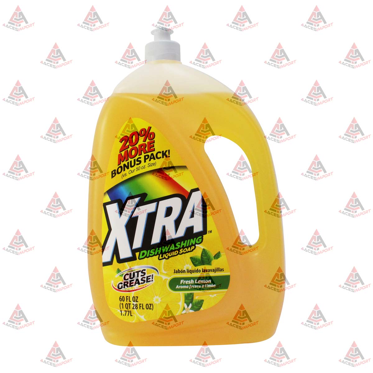 Xtra Dish Soap Fresh Limo 60oz – 4 Aces Import