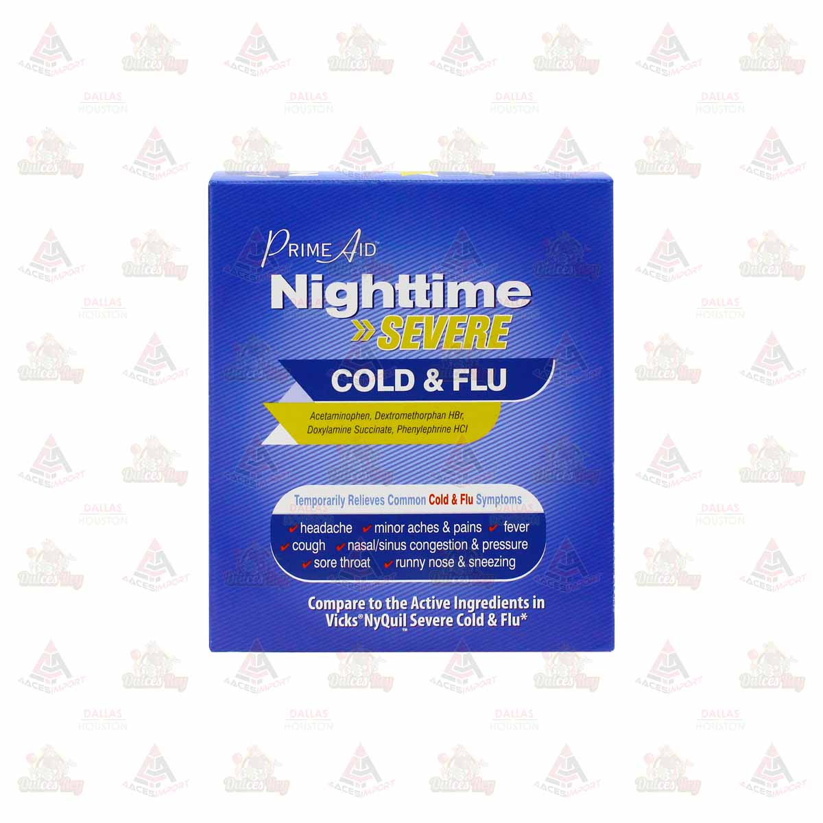 –Prime Aid Nighttime Cold&Flu – 4 Aces Import