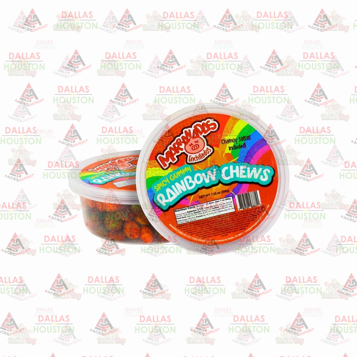 Marranadas Spicy Rainbow Chews – 4 Aces Import