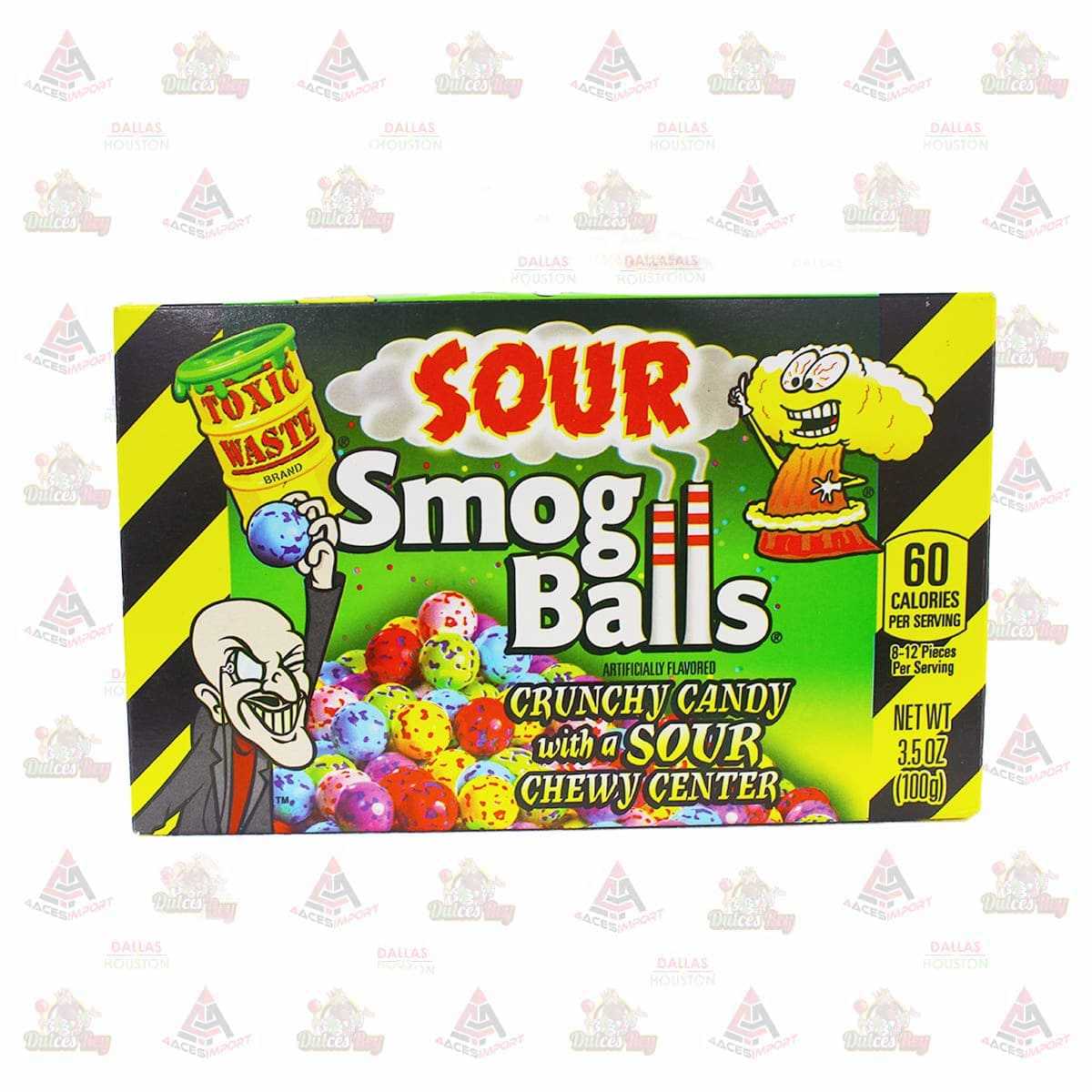 –Sour Smog Balls Crnchy Candy – 4 Aces Import